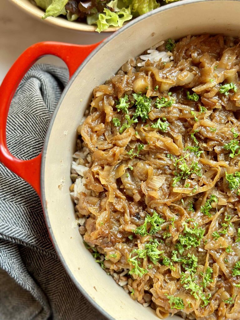 Mujadara: Lentils and Rice * Raquel's Plate
