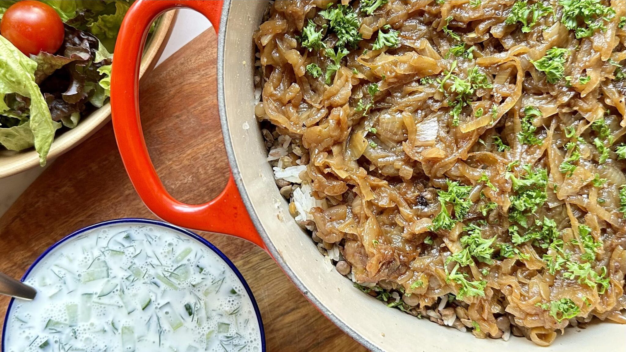 Mujadara: Lentils and Rice * Raquel's Plate